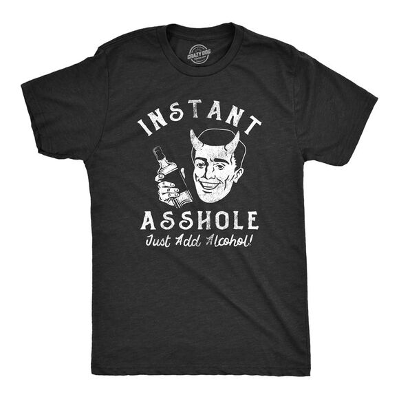 Crazy Dog T-Shirts | Shirts | Mens Instant Just Add Alcohol T Shirt ...